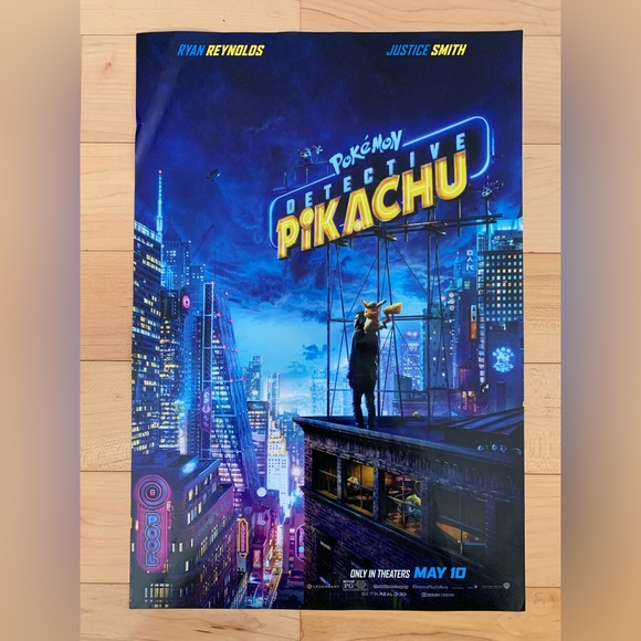 Pokemon | Art | 29 Pokmon Detective Pikachu Movie Poster | Poshmark